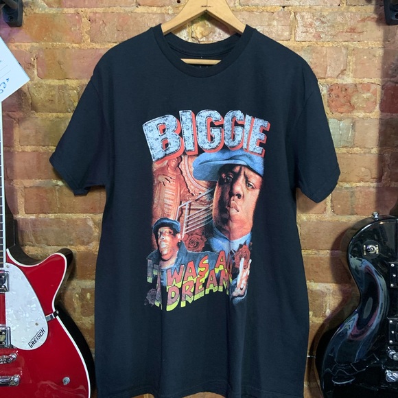Shirts | Biggie Smalls Large Black Tshirt | Poshmark